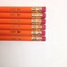 Foxy Fox Orange Set of 6 Personalized Engraved Pencils With a Fox ...
