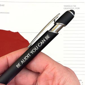 Personalized "be Audit You Can Be" Pen With Stylus – Accountant CPA ...
