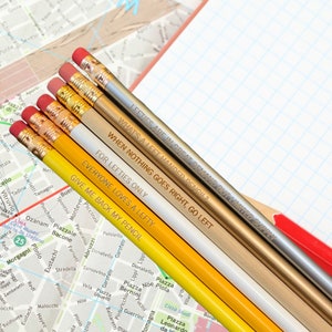 Left Handed Pencils: Lefty Gift Set of 6 - Etsy