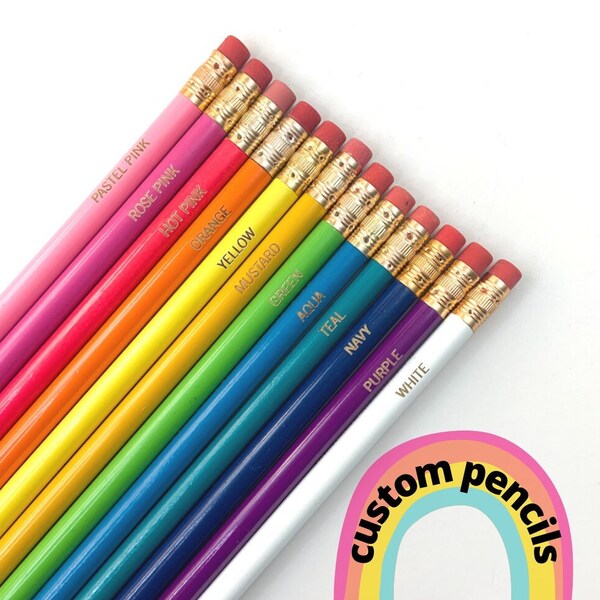 Custom Pencil - Etsy