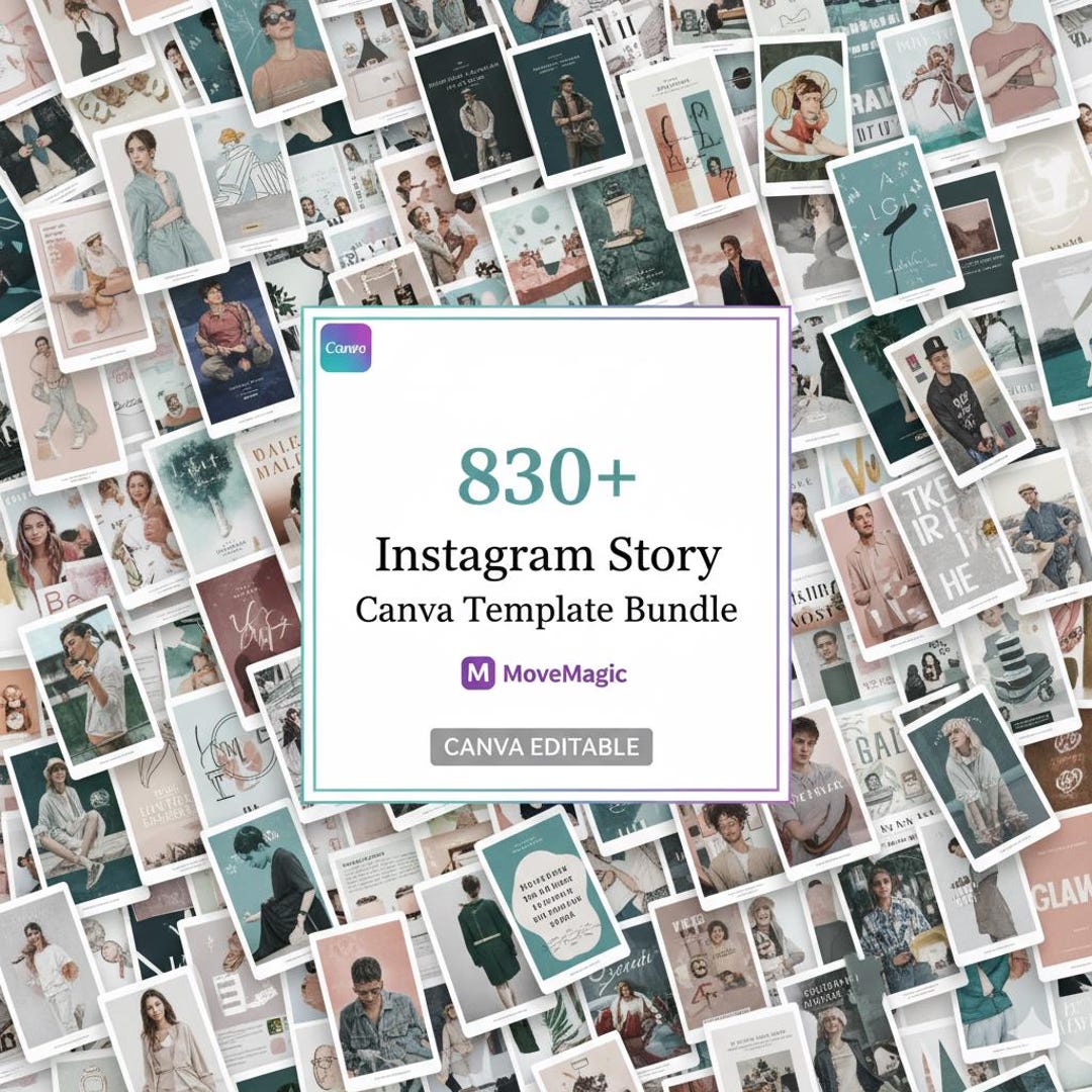 830+ Instagram Story Canva Template Mega Bundle | Business, Coaches ...