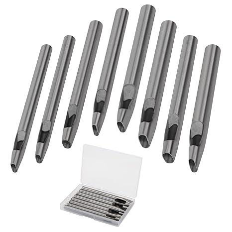 Oval Hole Punch Set: Leather Craft Tool, 8 Sizes (2-5mm) - Etsy
