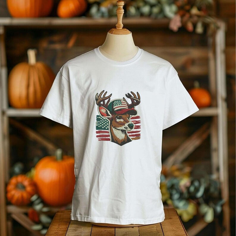 Deer Hunting Machine Embroidery Designs Buck Deer Head Embroidery ...
