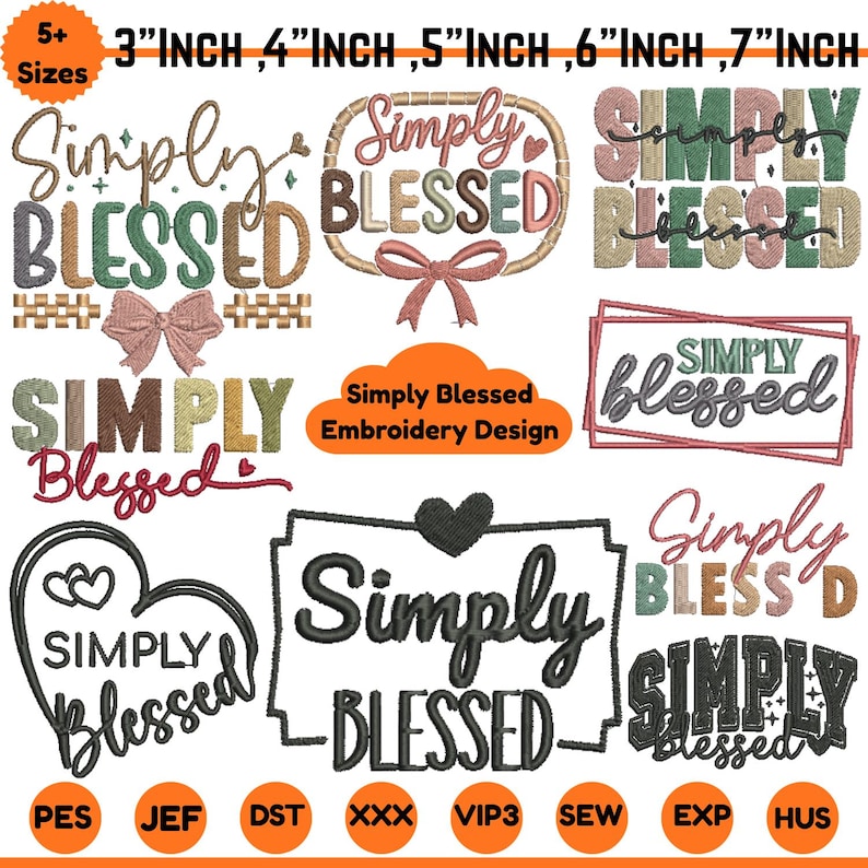 Simply Blessed Machine Embroidery Designs Religious Embroidery ...