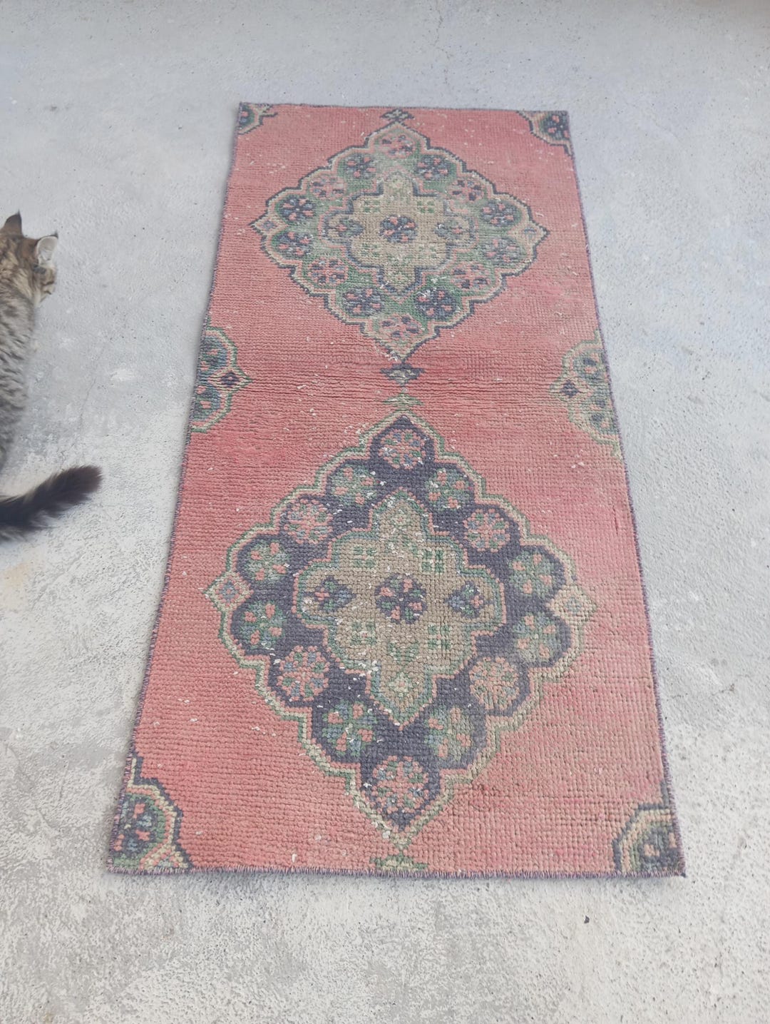 2x4 Vintage Rug, 2x4 Small Rugs, Turkish Rug, Antique Rug, Rugs for ...