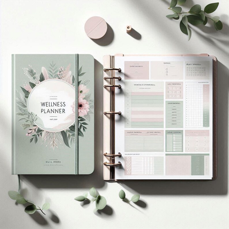 Self Care and Love Wellness Planner, Women's Motivation & Mindfulness ...