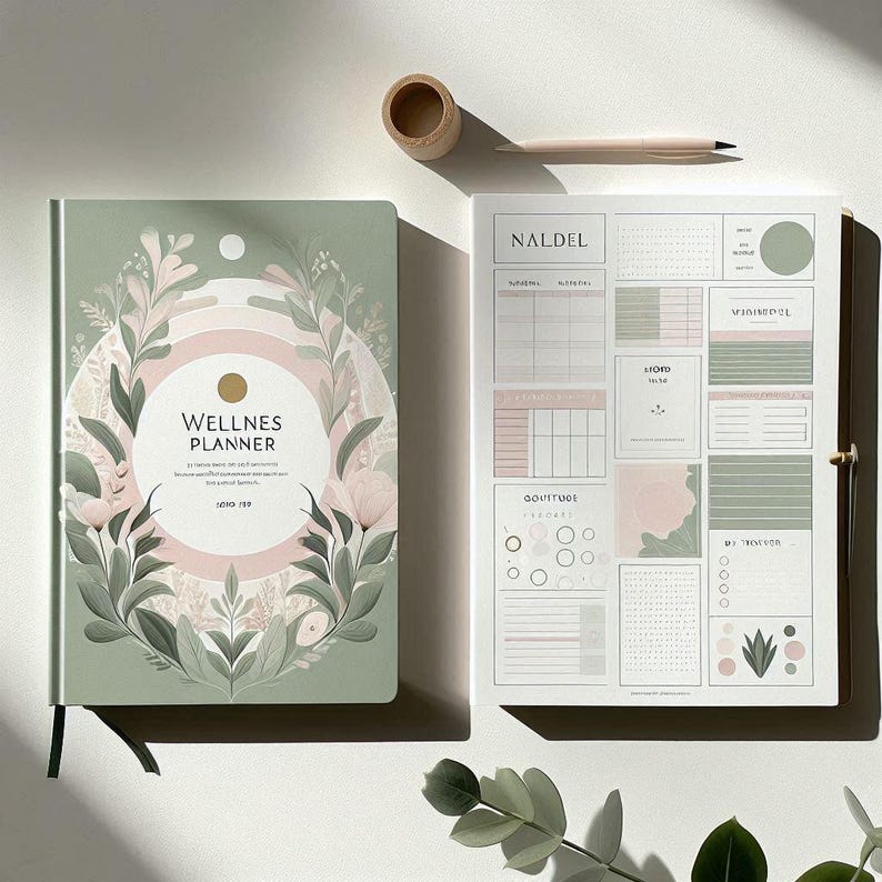 Self Care and Love Wellness Planner, Women's Motivation & Mindfulness ...