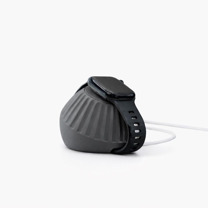Modern Apple Watch Stand, 3D Printed Minimalist Charger Dock, Japandi ...
