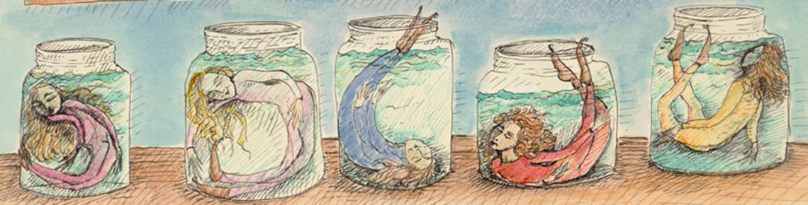 Sleeping Jar Ladies - Etsy