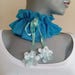 Victorian Style Frilly Blue Collar, Women's Ruffle Neck Ruff, Handmade ...