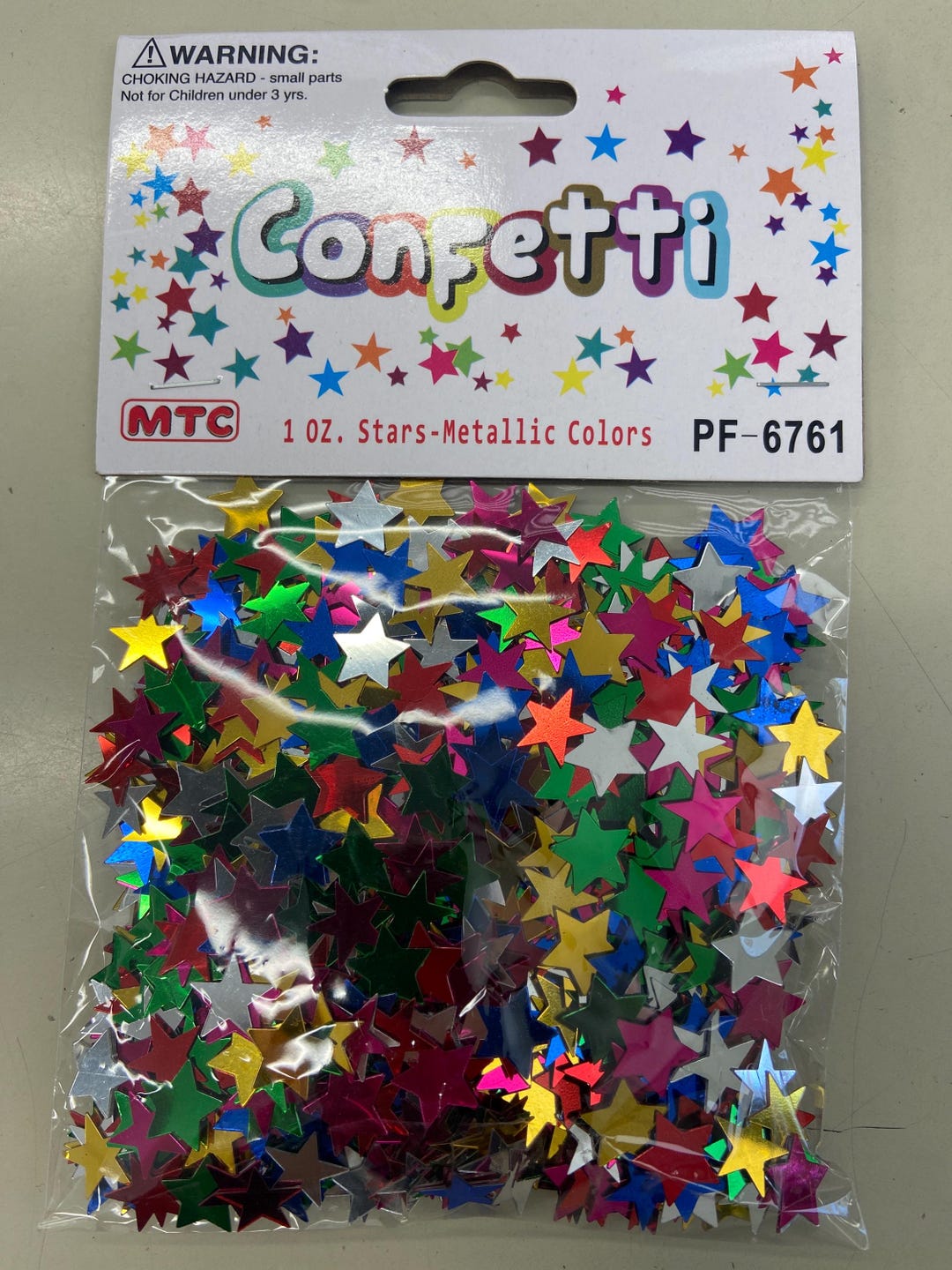 Confetti Table Scatter for Baby Shower, Birthday Party Decor, Metallic ...