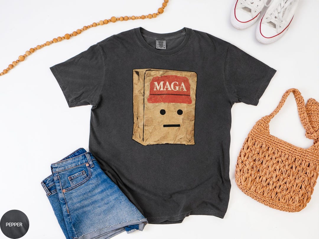 MAGA Sack Shirt, Satirical Political Graphic Sweatshirt, Anti MAGA ...