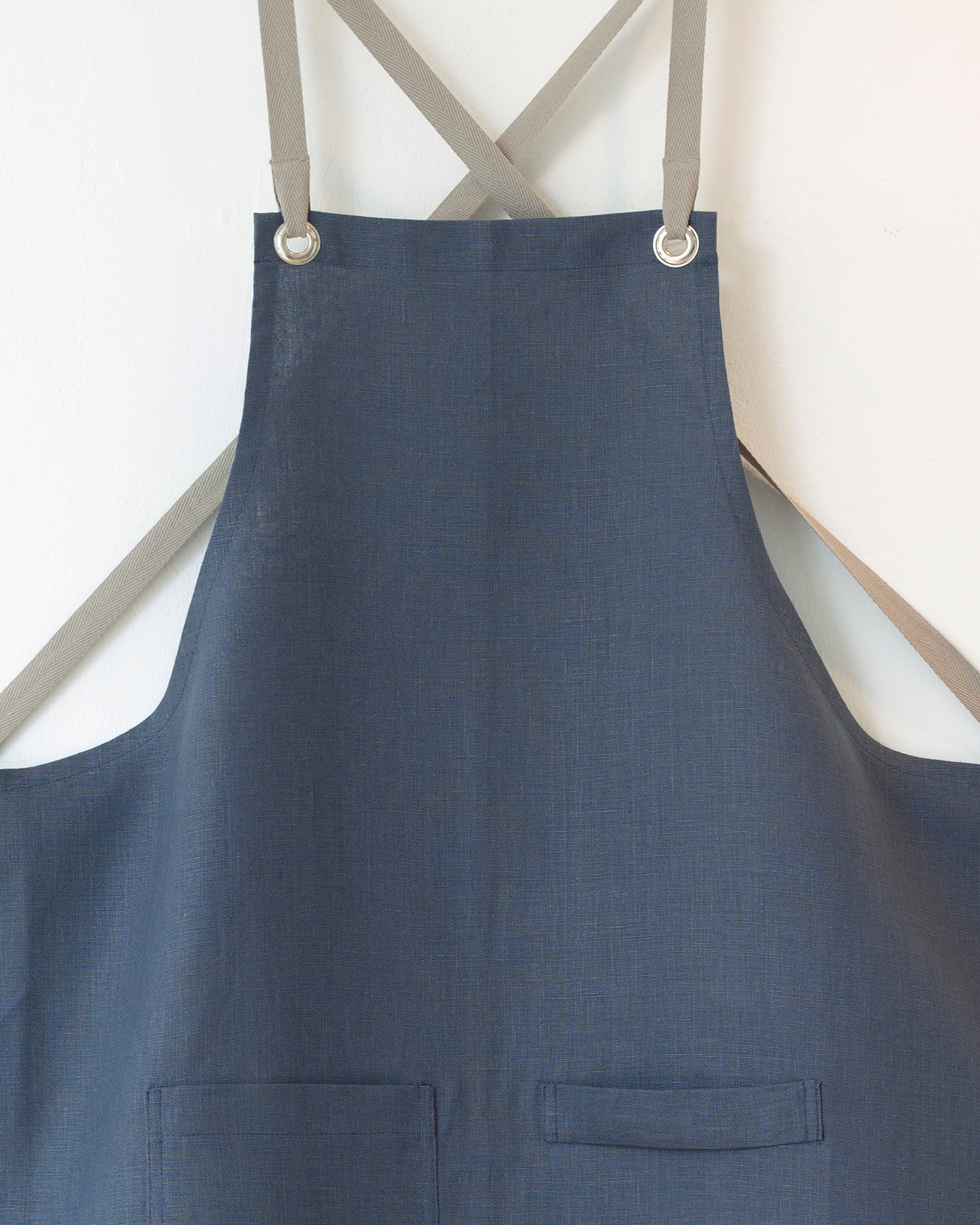 Kitchen Apron - Slate Blue - Etsy Portugal