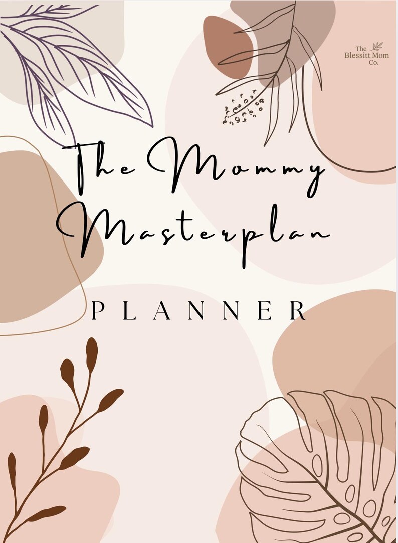 The Mommy Masterplan Planner | Use on Goodnotes, Notability, iPad ...