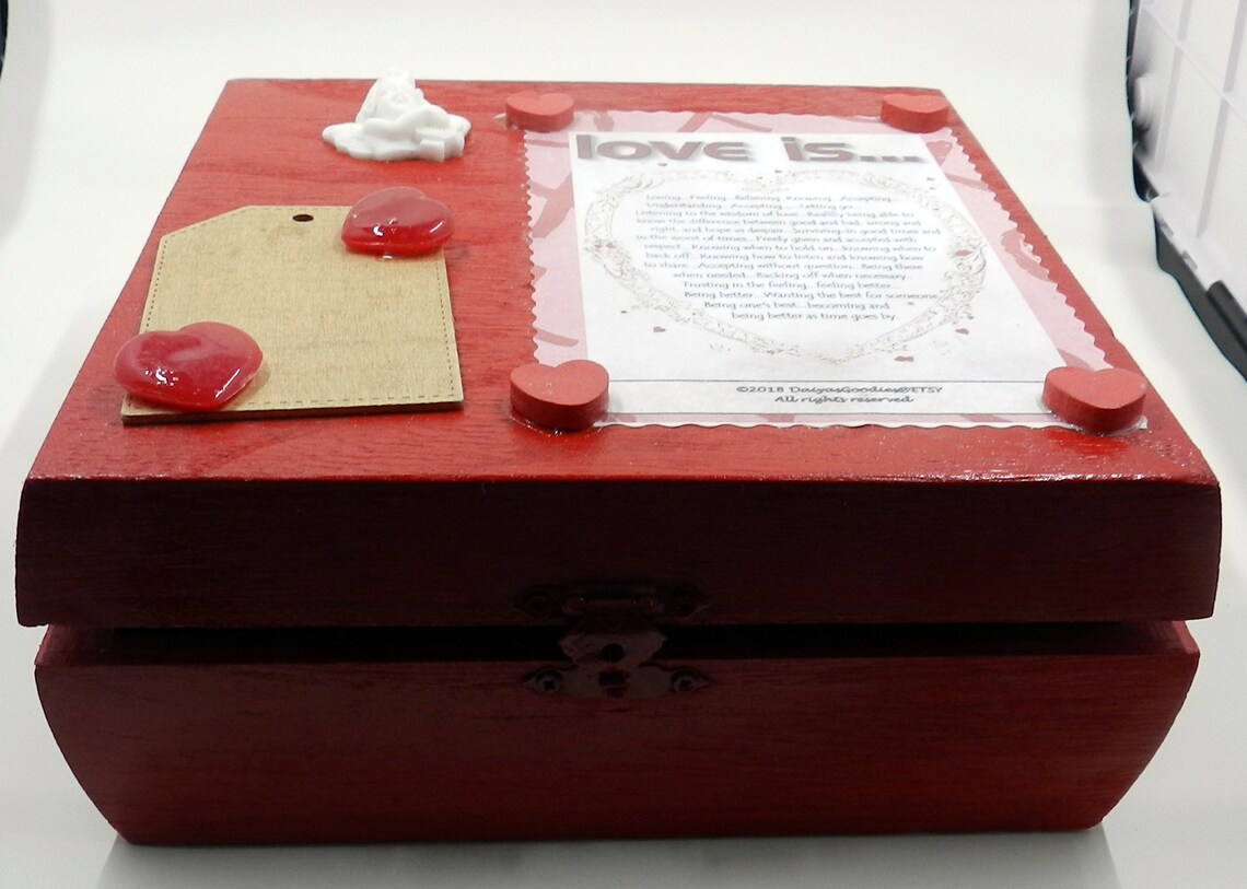 The Love Box-a Place to Keep Memories and Love Alive. This Box - Etsy
