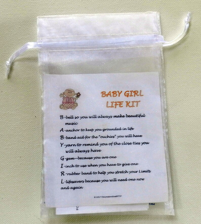 New Baby Girl Gift !!! Life Kit Full of Ideas for Having a Wonderful ...
