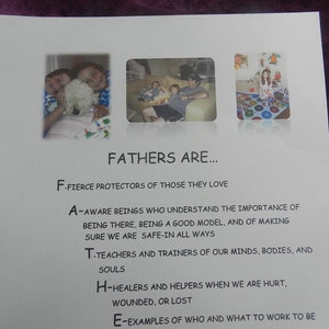 Fathers Are...personalized Poster - Etsy