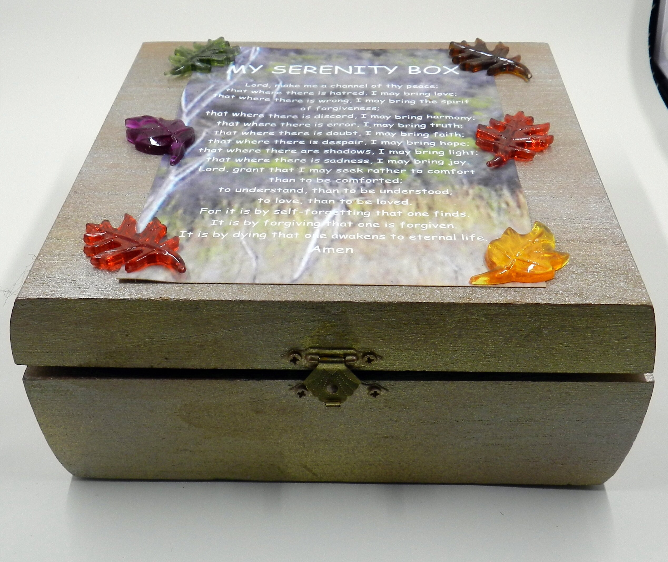 Serenity Box-a Tool for Sobriety - Etsy