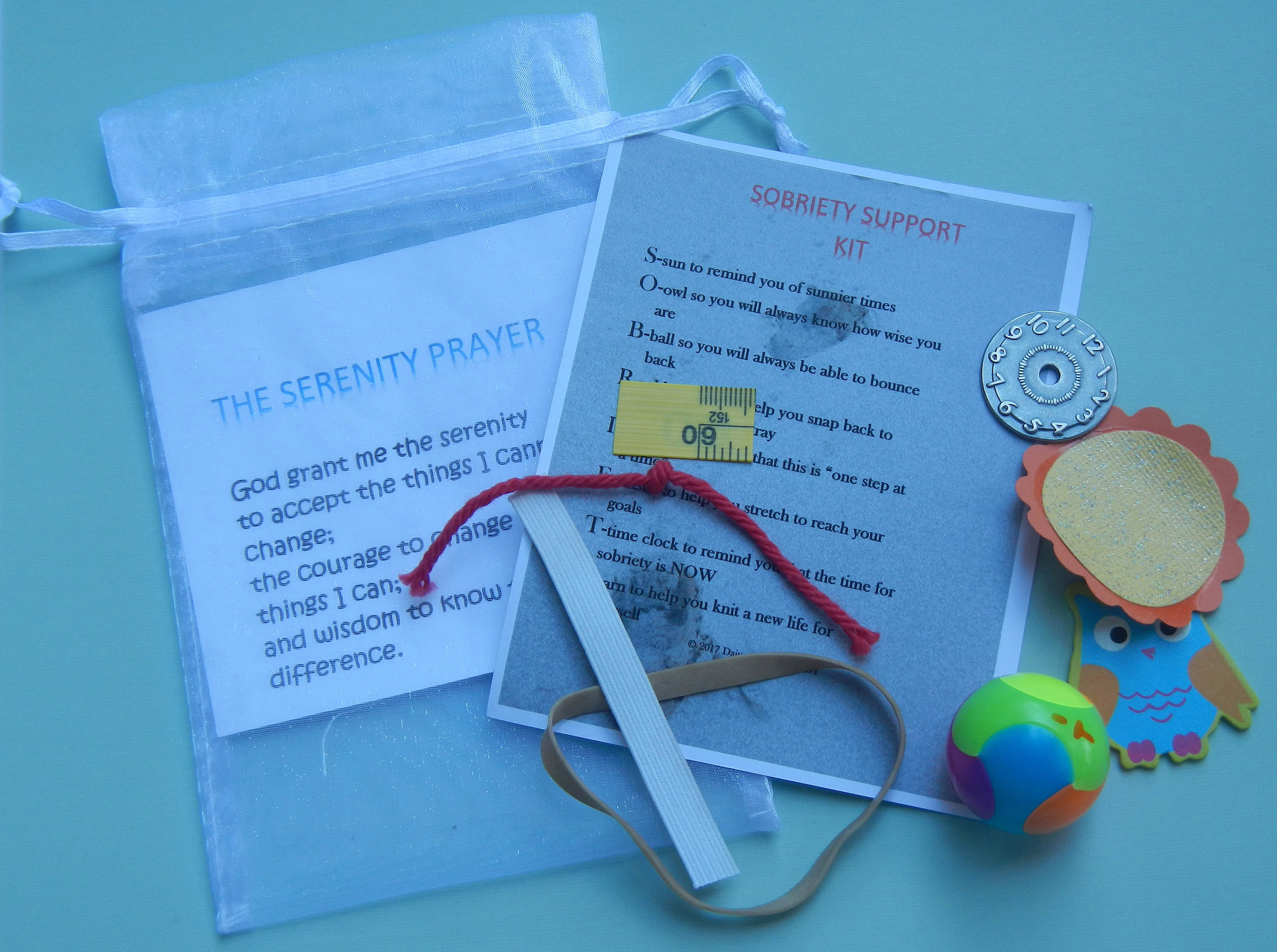 Sobriety Support Kit...a Tool for Keeping on Track With Sobriety - Etsy