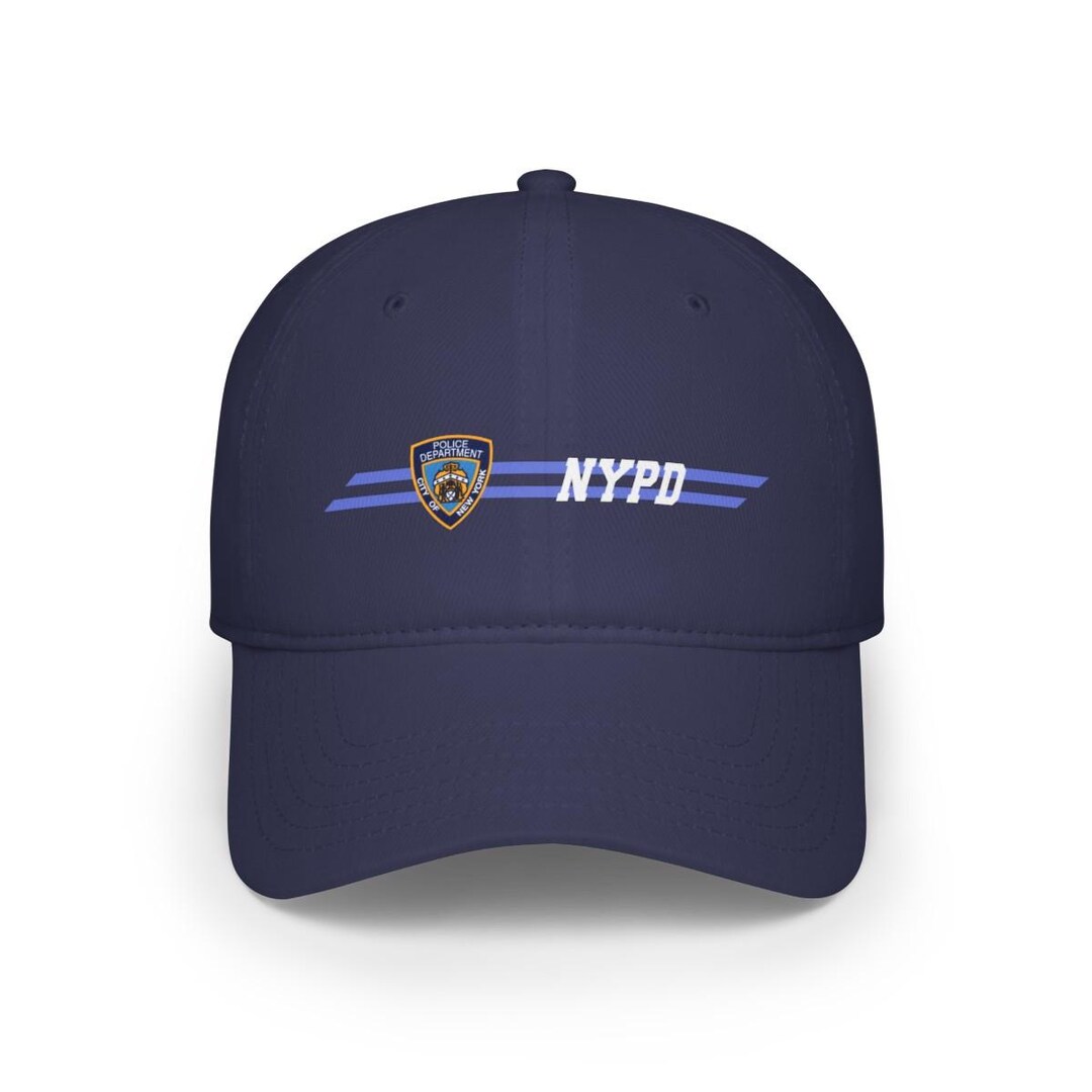 NYPD Stripe Police Department City of New York Low Profile Baseball Cap ...