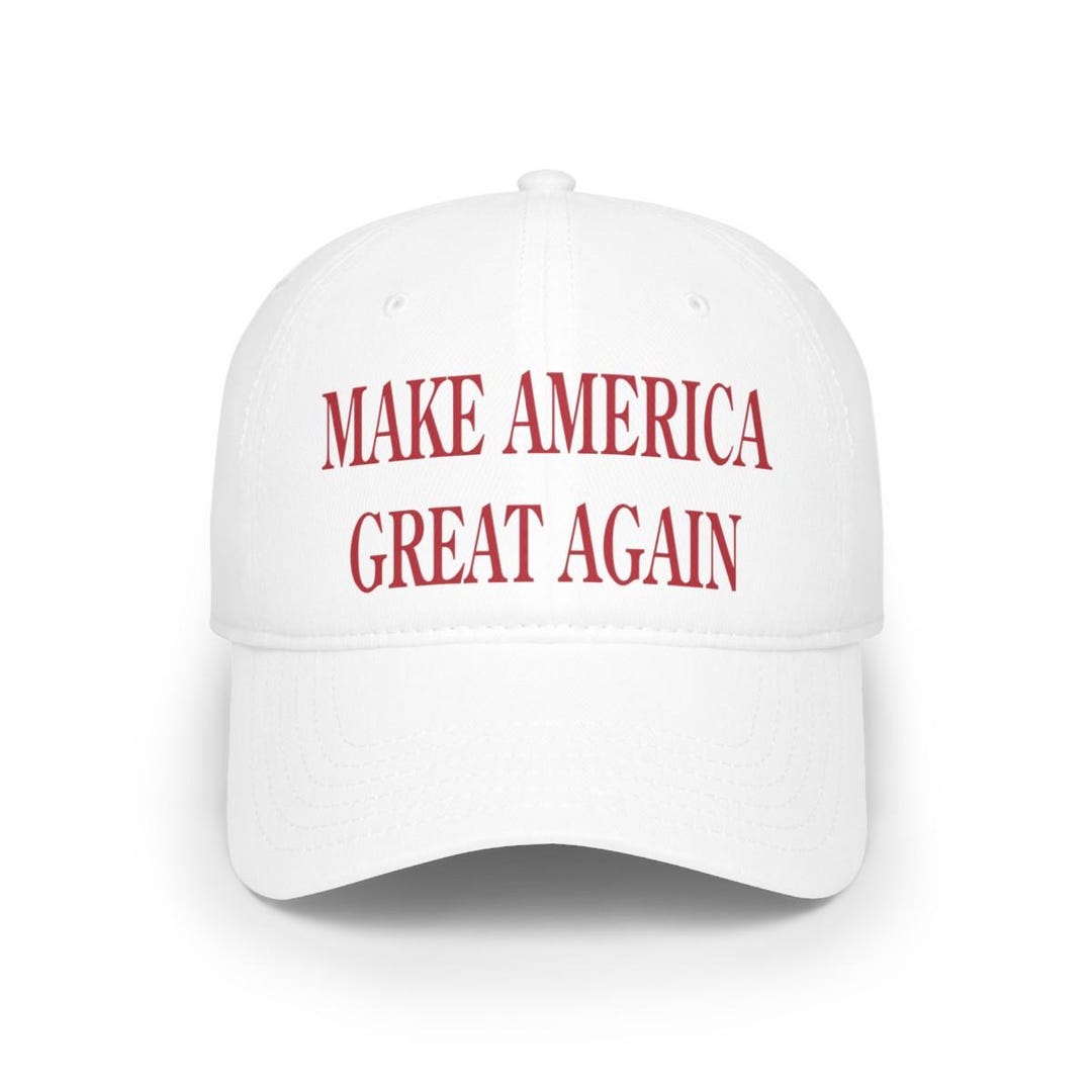 President Donald J Trump Make America Great Again MAGA Red Text Low ...