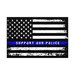 Support Our Police USA Flag First Responder Indoor and Outdoor Silk ...