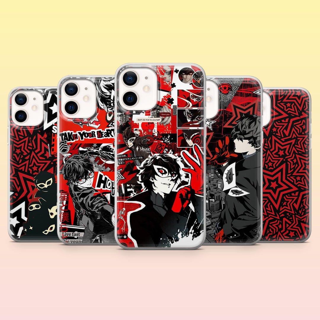 Persona 5 Phone Case Phantom Manga Cover for iPhone 17pro, 16, 15, 14 ...