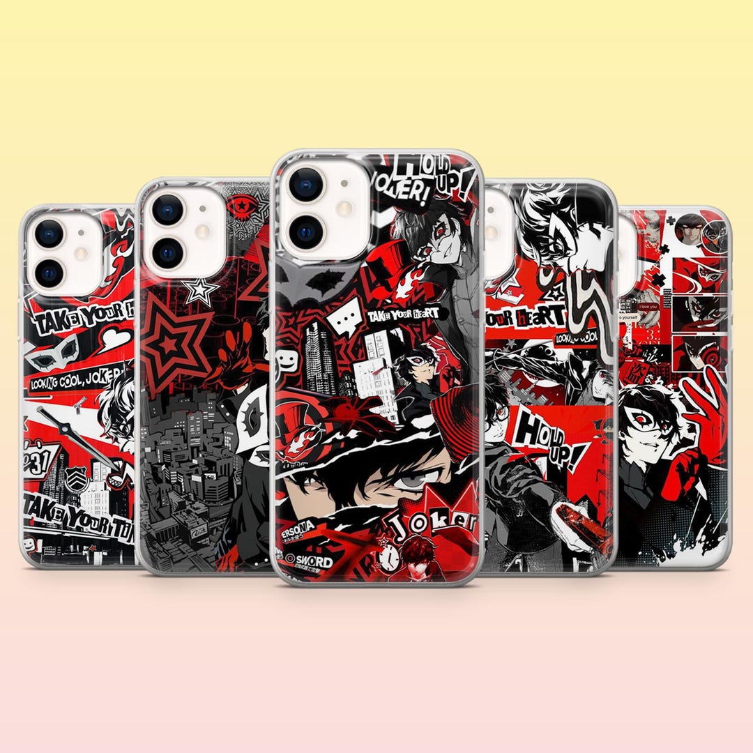 Persona 5 Phone Case Phantom Manga Cover for iPhone 17pro, 16, 15, 14 ...