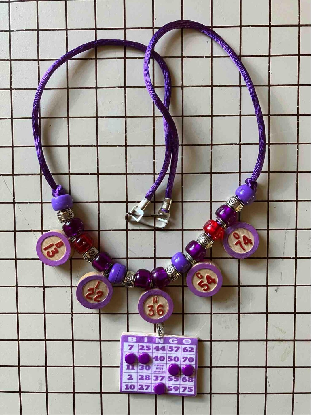 Bingo Necklace - Etsy