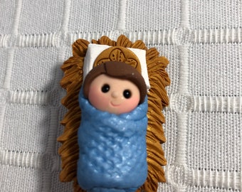 Polymer Clay Baby Jesus | Etsy