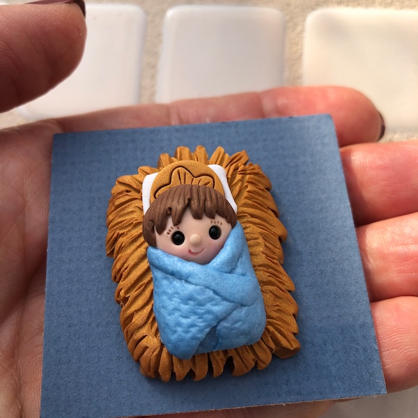 Polymer Clay Baby Jesus - Etsy