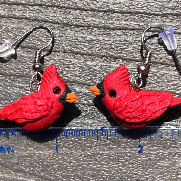 Polymer Clay Earring Bird - Etsy