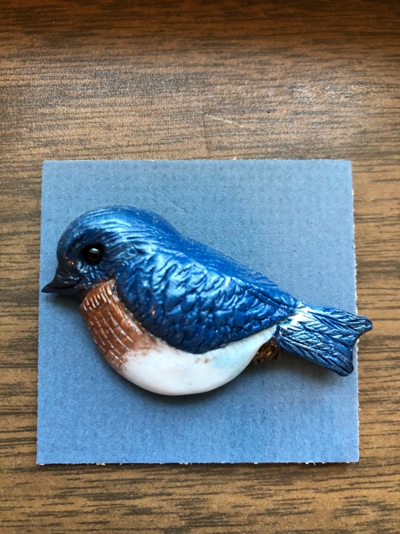 Eastern Bluebird Pin | Etsy