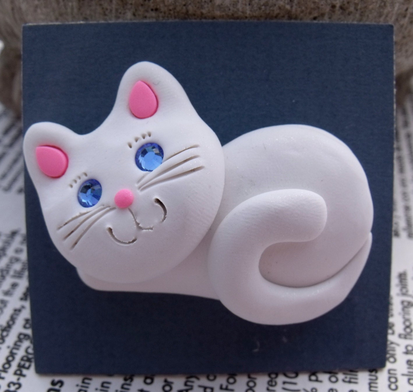 Cat Pin - Etsy