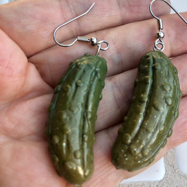 Pickle Earrings - Etsy