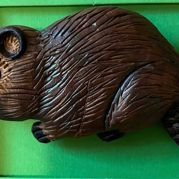 Beaver Brooch - Etsy