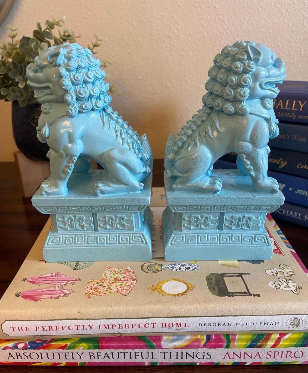 Baby Blue Foo Dogs - Etsy