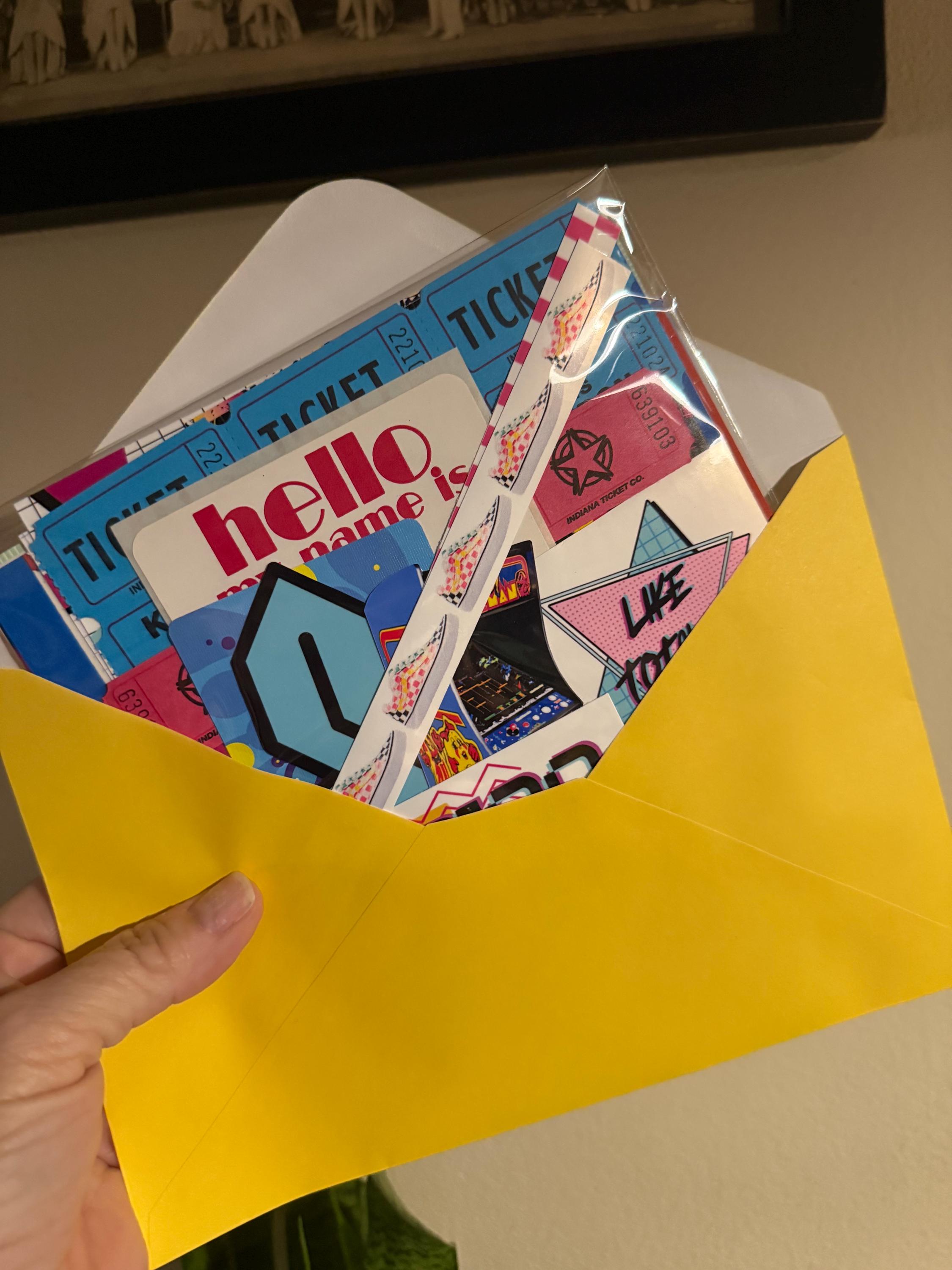 Like Totally - Retro Ephemera & Sticker Pack - Etsy