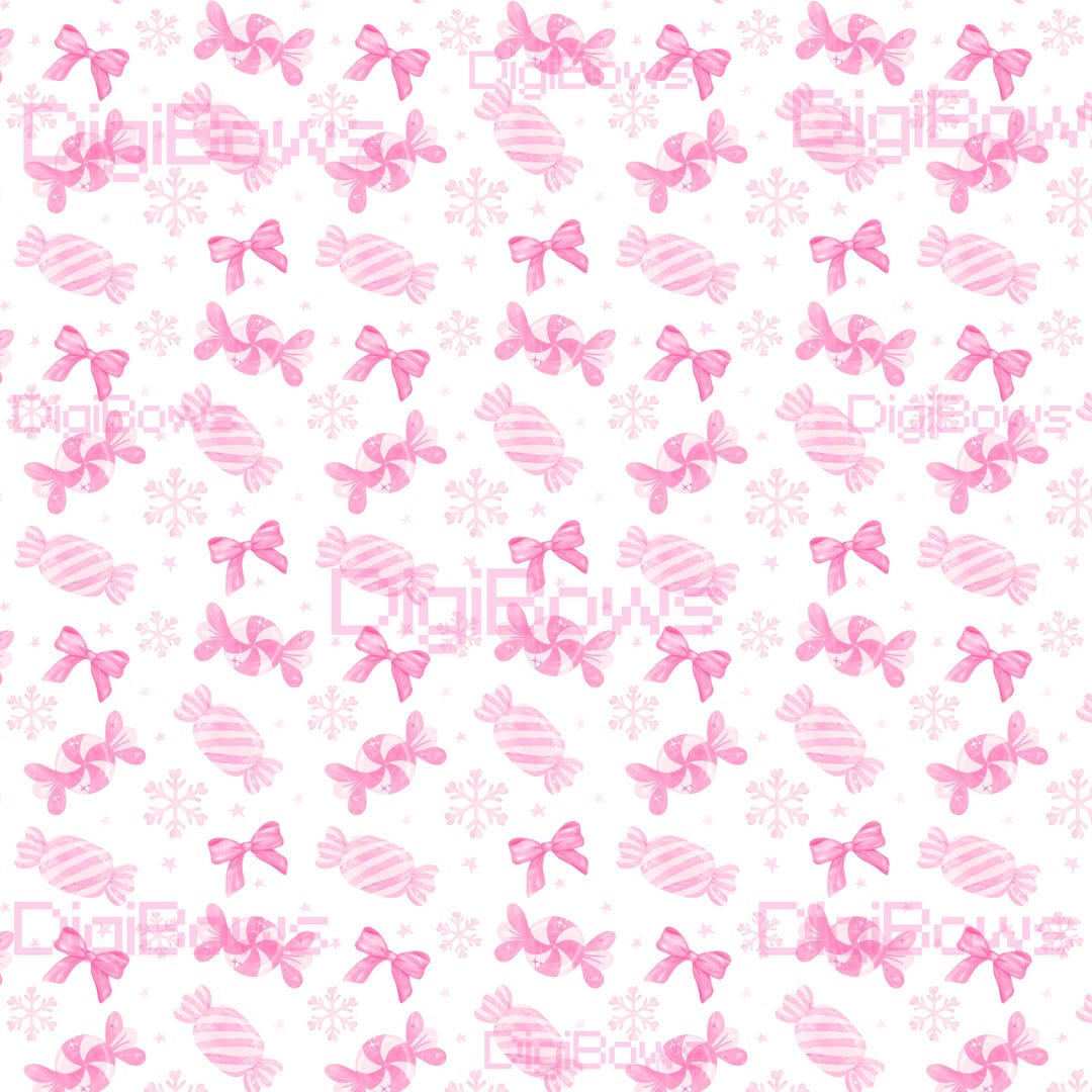 Pink Peppermint Pattern - Etsy