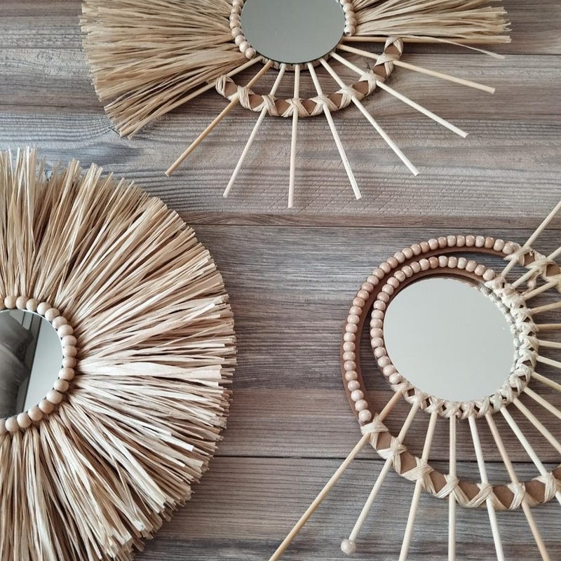 Mirror With Raffia - Etsy - Page 4