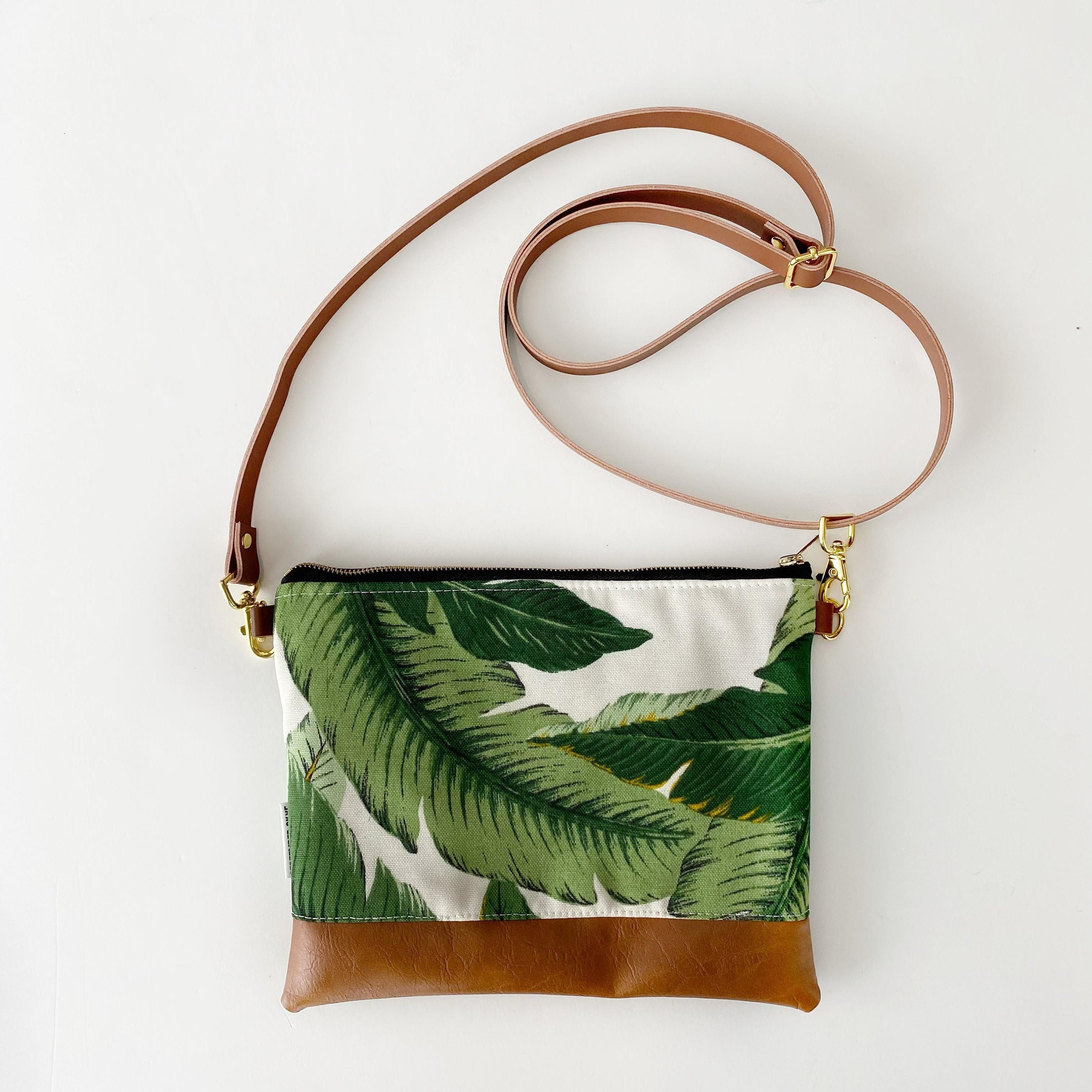 Small Crossbody Bag in Banana Leaf - Etsy