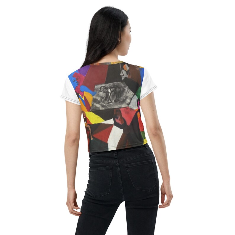 Cubist Drag Queen Wearable Art Top: Abstract Pride Portrait Avant-garde ...