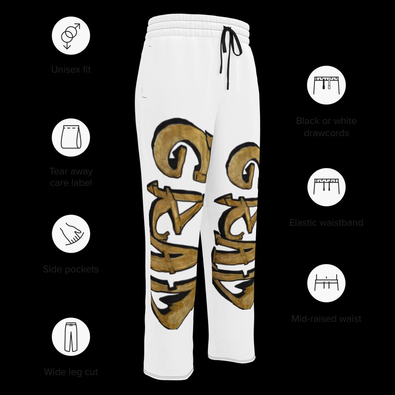 Class of 2026 Senior Joggers: Graffiti Grad Sweatpants for Senior Szn ...