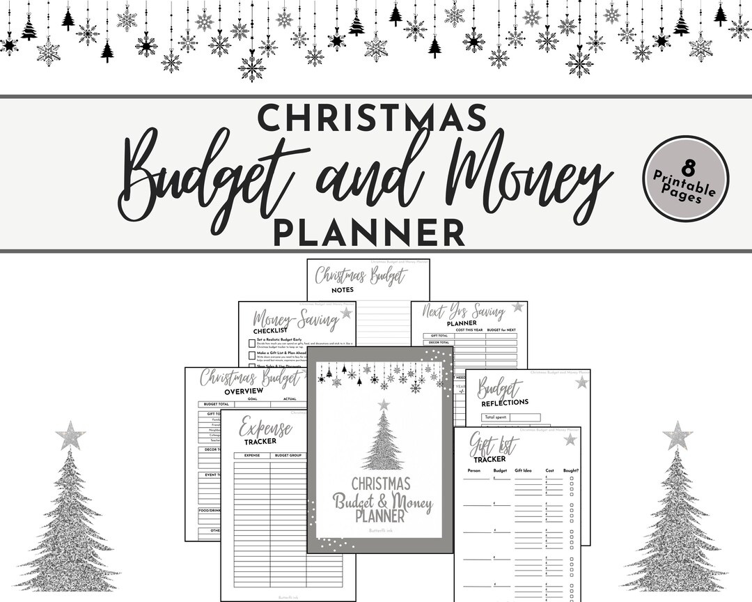 Christmas Budget Planner Printable | Holiday Expense Tracker | Gift ...