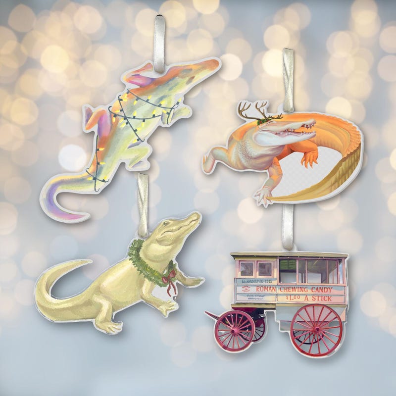 Glass Candy Ornament Set - Etsy