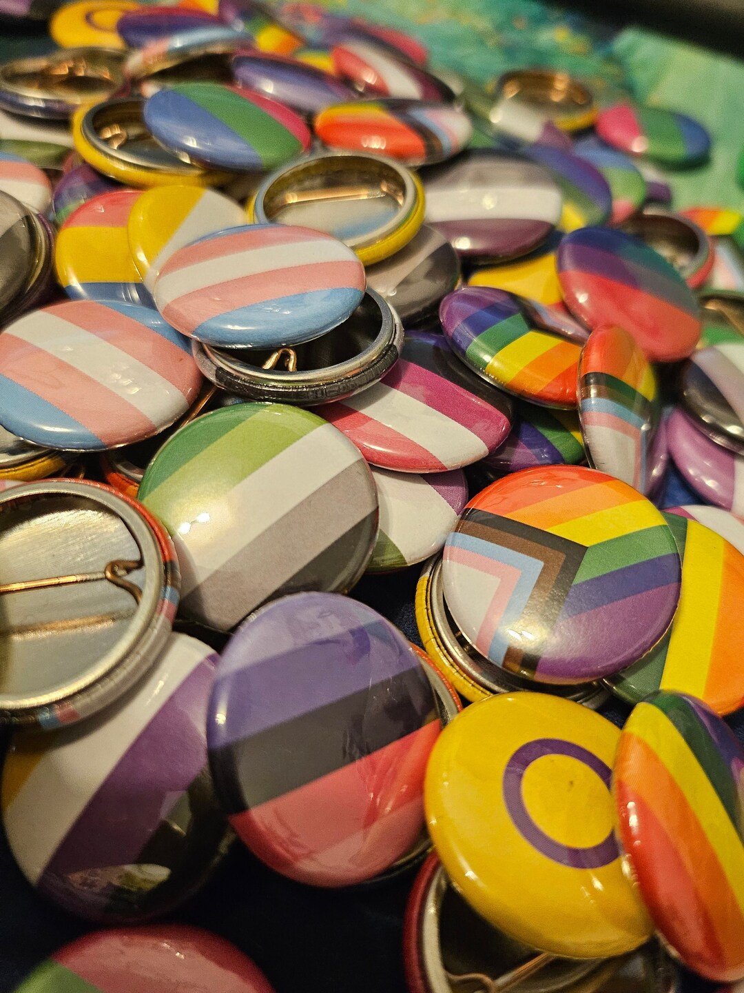Bulk Pack: LGBTQ Pride Flag Buttons Small 1inch Pins Large Quantity - Etsy