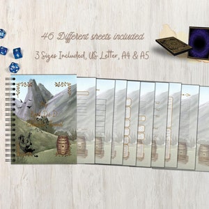 Dnd Printable Character Printable Dnd Journal 5e Dnd Character Sheet ...