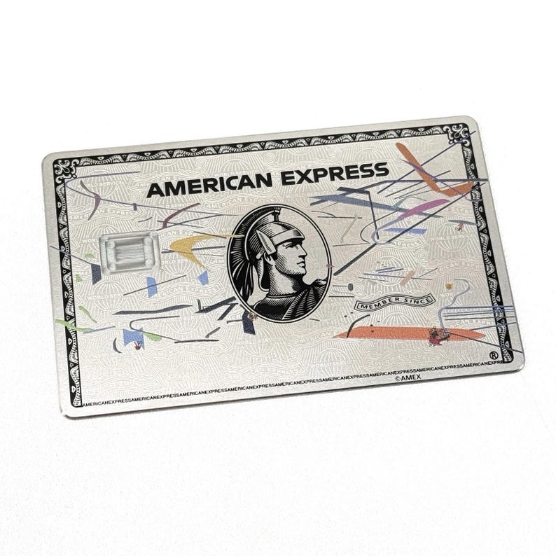 Custom Amex Platinum Style Metal Card – Laser Engraved Stainless Steel ...