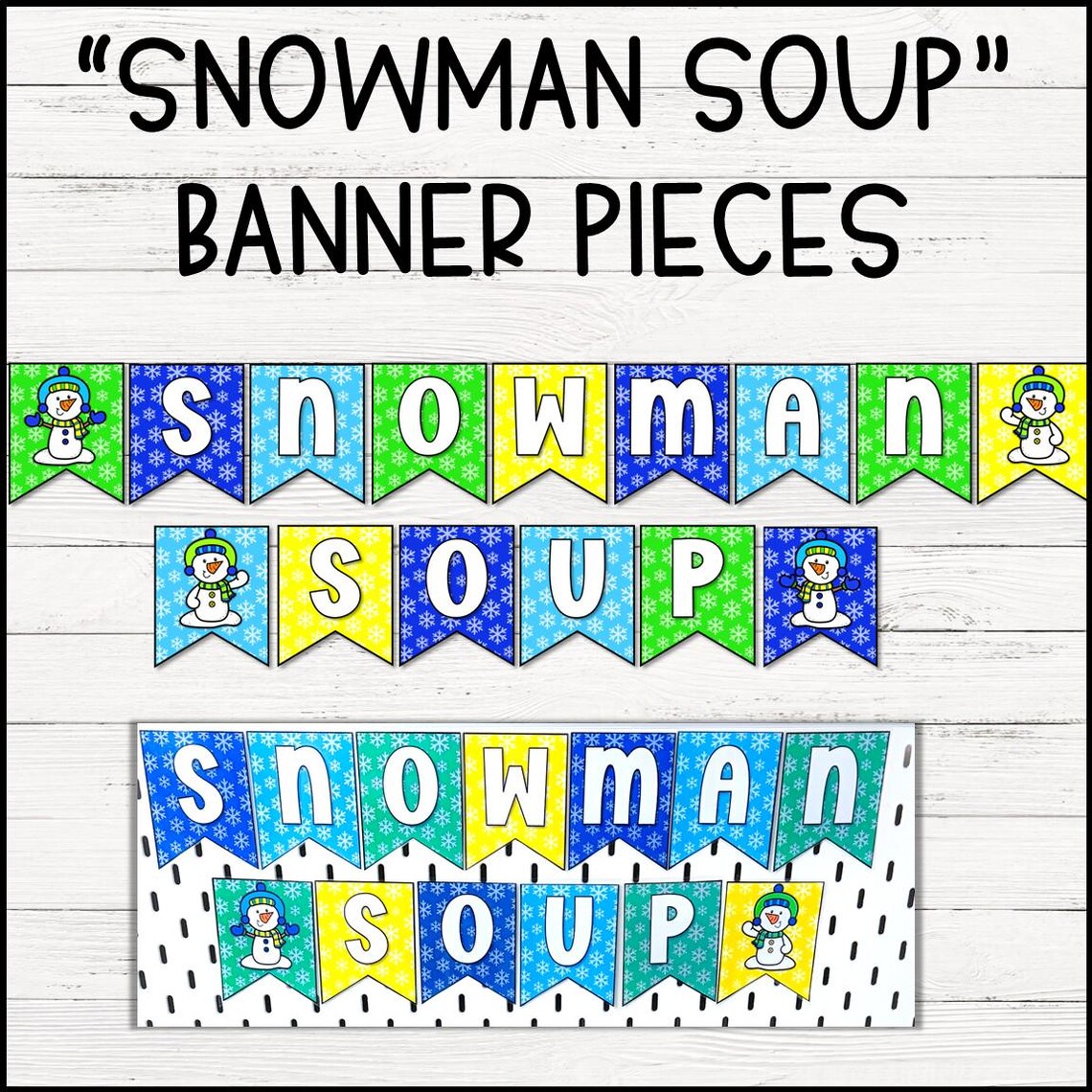 Snowman Soup Sensory Table Printables | Dramatic Play | Winter Snowman ...