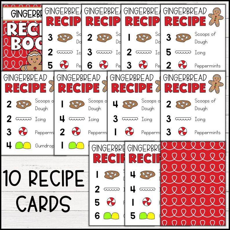 Gingerbread Bakery Sensory Table Printables | Dramatic Play | Christmas ...